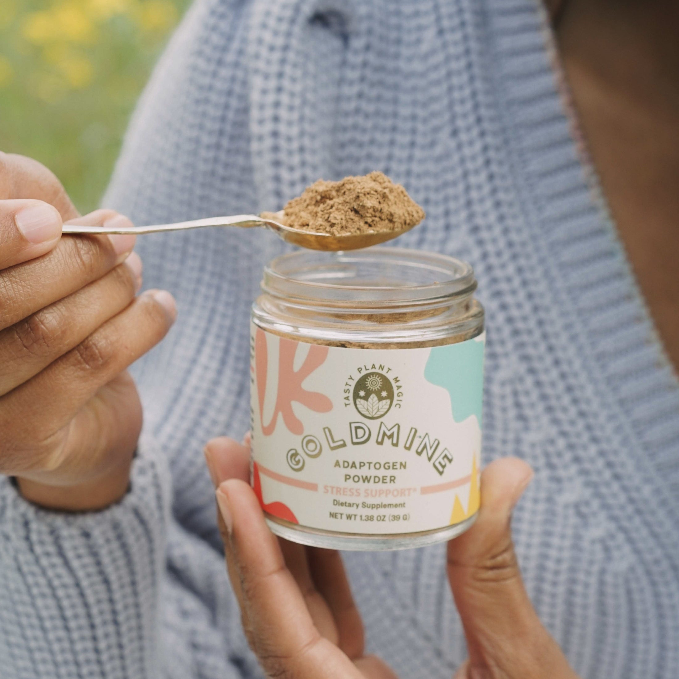 Adaptogen Stress Support Powder Jar – Goldmine Adaptogens