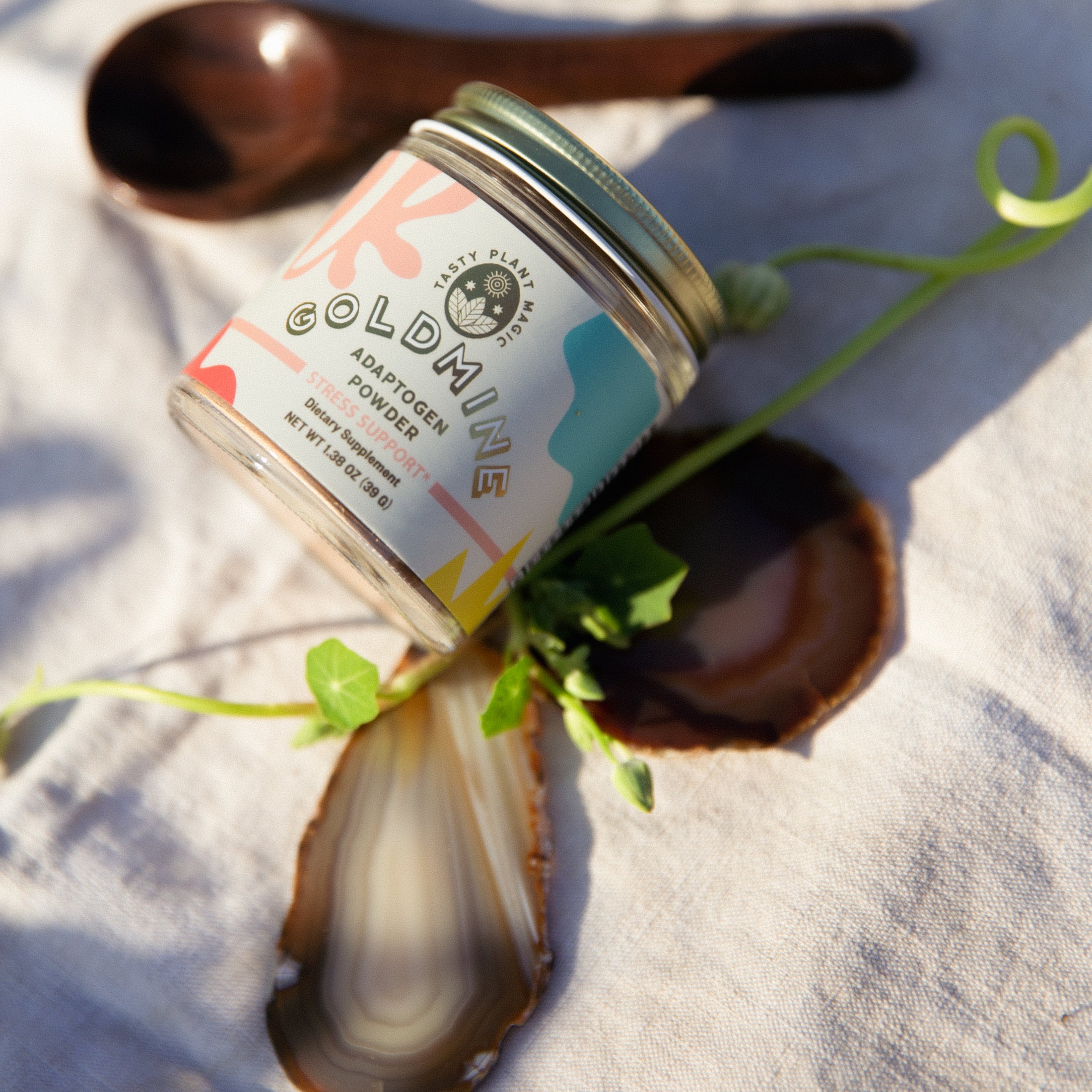 Adaptogen Stress Support Powder Jar – Goldmine Adaptogens